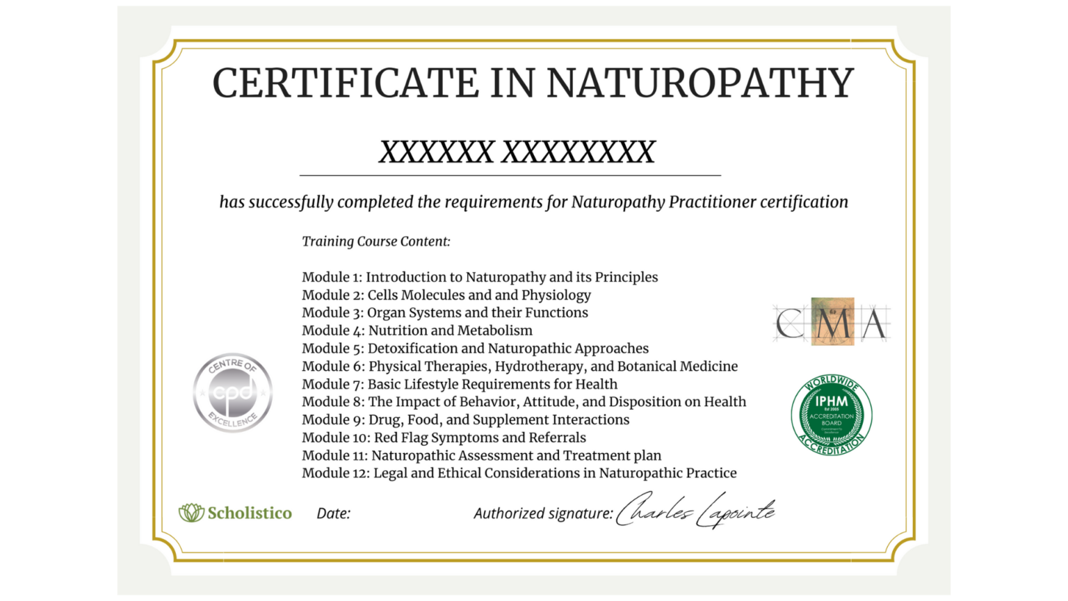 Naturopathy Certification Online Course - Scholistico